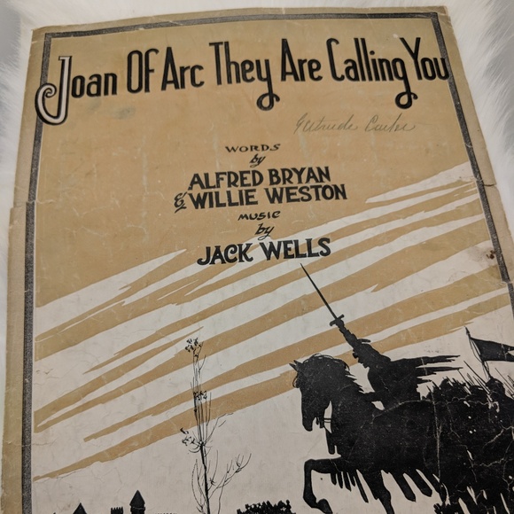 Vintage | Other | Joan Of Arc They Are Calling You Sheet Music 917 ...